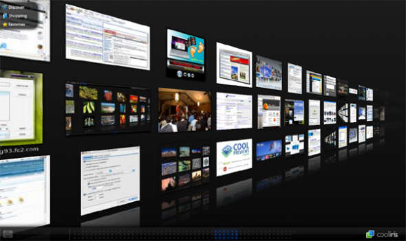 cooliris 3d web browsing